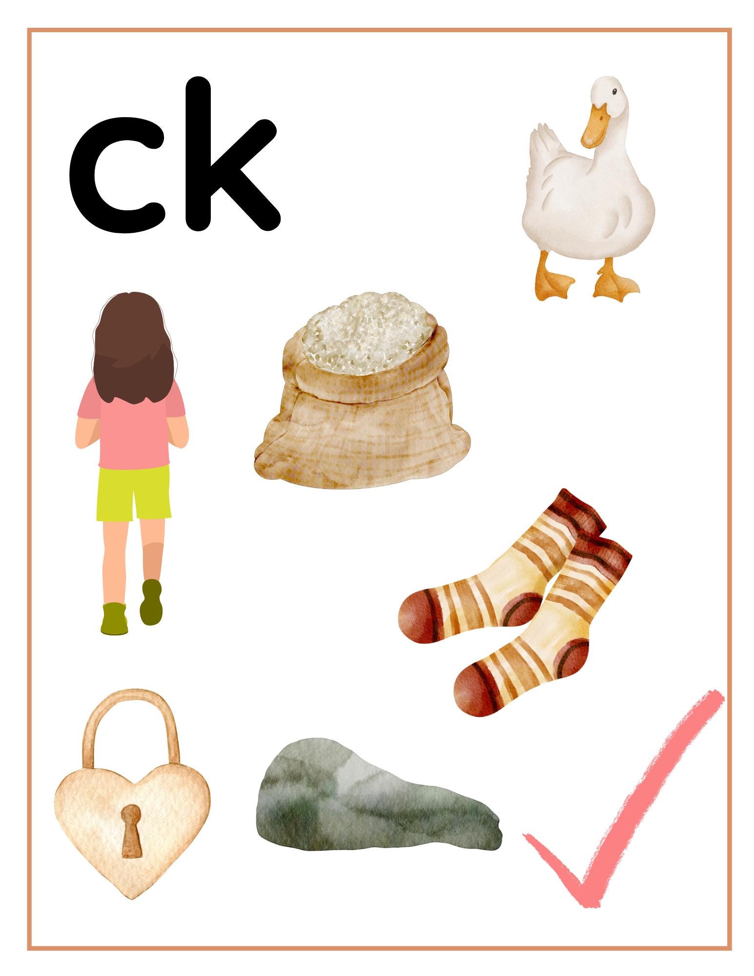 Printable Phonics Cards, Digraph for Kindergarten, Kids Homeschool ...