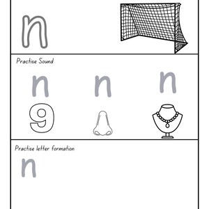 Phonics Letter Practice Phonics Worksheets for Kids Letter Formation ...