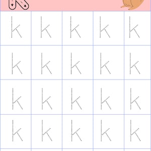 Phonics Lowercase Alphabet Tracing Sheets Kids Educational Tracing ...