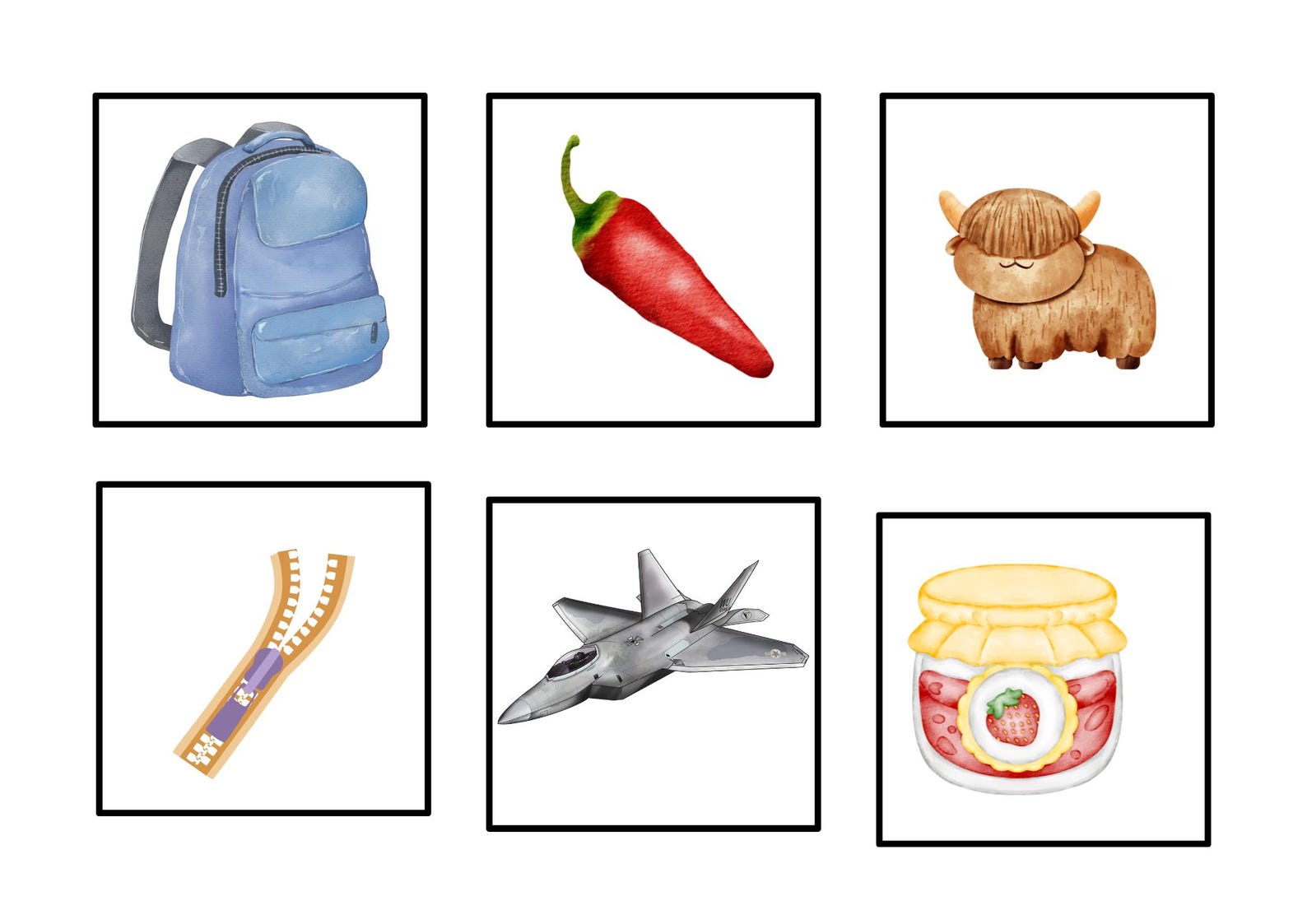 Phonics Matching Game | Reading and Matching Worksheets | Kindergarten ...