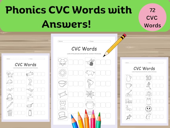 Hojas De Trabajo De Palabras De Tres Letras Personaliza Online 45