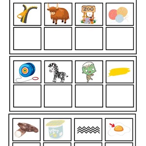 Phonics Beginning Sound Worksheets, Initial Sound Phonics Practice ...