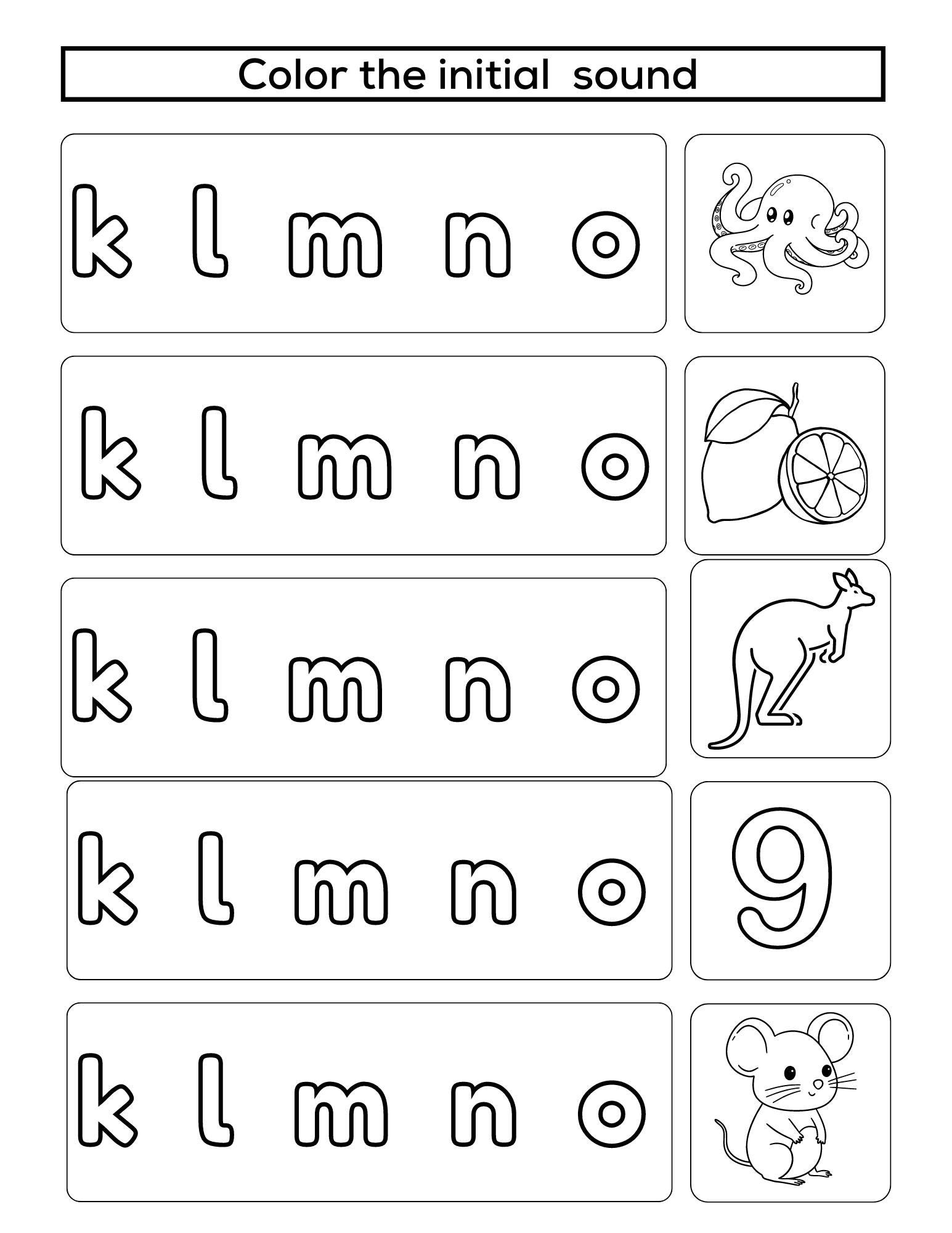 Beginning Sounds Worksheets | Phonics Worksheets for Kids |preschool ...