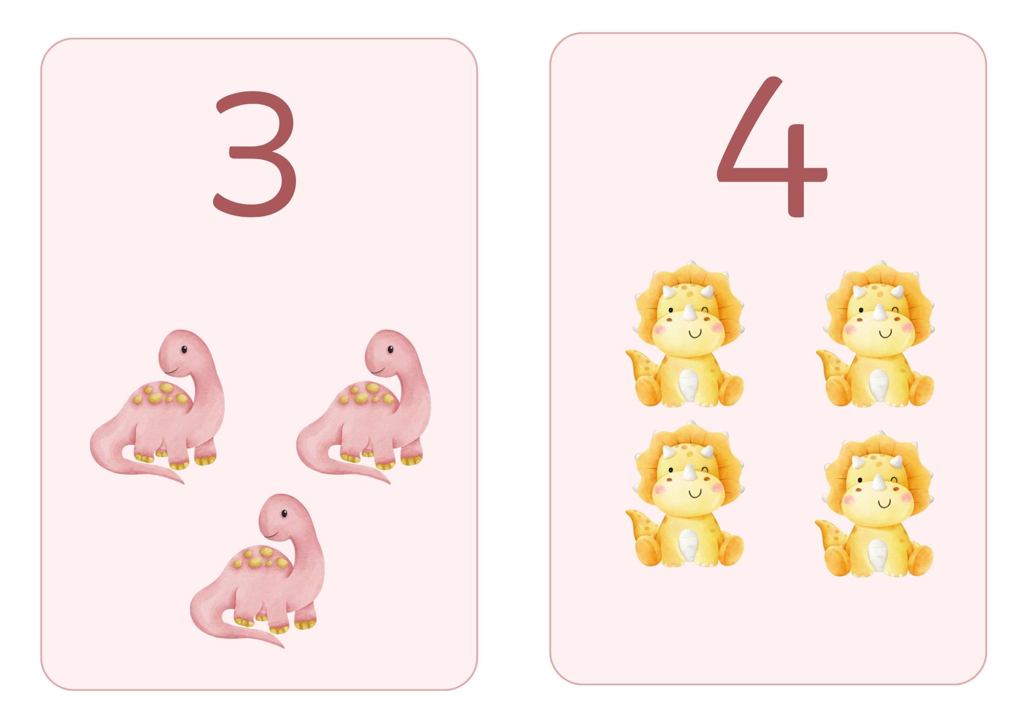 Number Flashcards, Number Recognition Cards, Kids Counting Flashcards ...