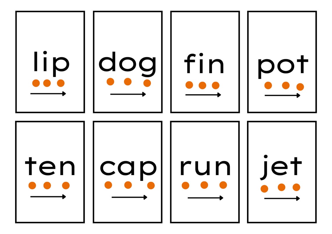 CVC Word Matching Game, Phonics Learning, Learning to Read, Homeschool ...