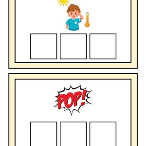 Phonics CVC Word Flashcards Three Letter Words Cards, Learning to Read ...