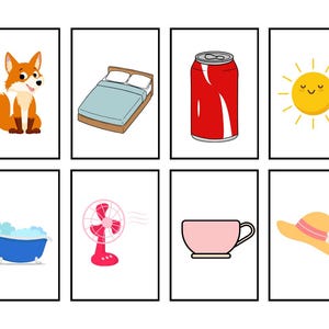 Word Matching Game Phonics Flashcards Learning to Read Homeschool ...