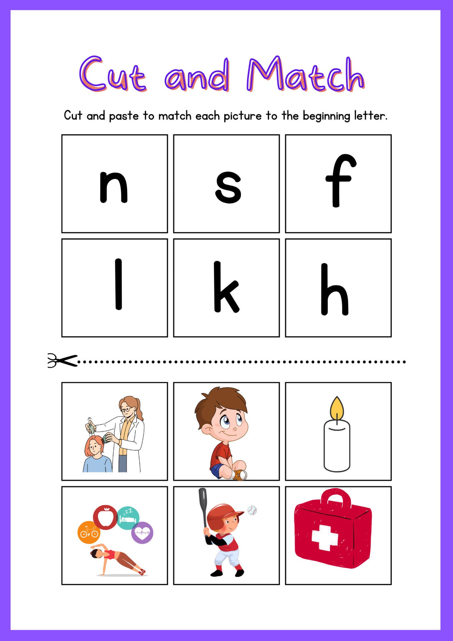 Preschool Alphabet Letter Sounds, Beginning Sound, Phonics Activities ...