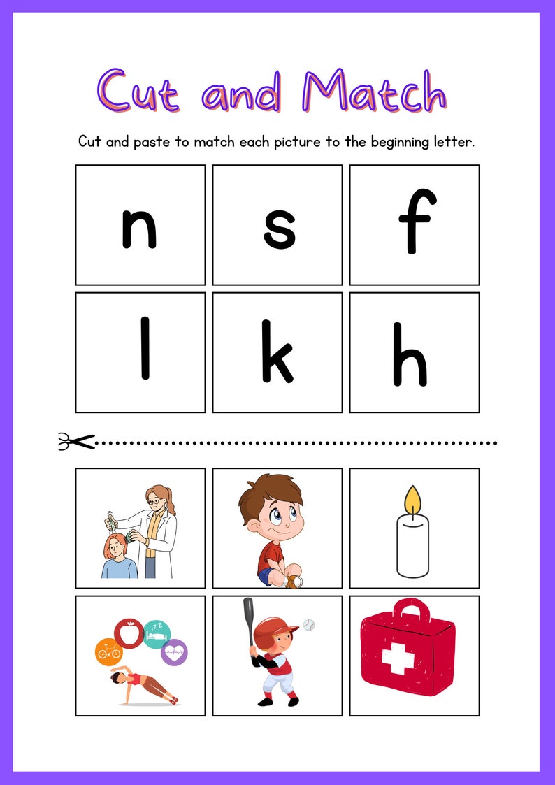 Preschool Alphabet Letter Sounds, Beginning Sound, Phonics Activities ...