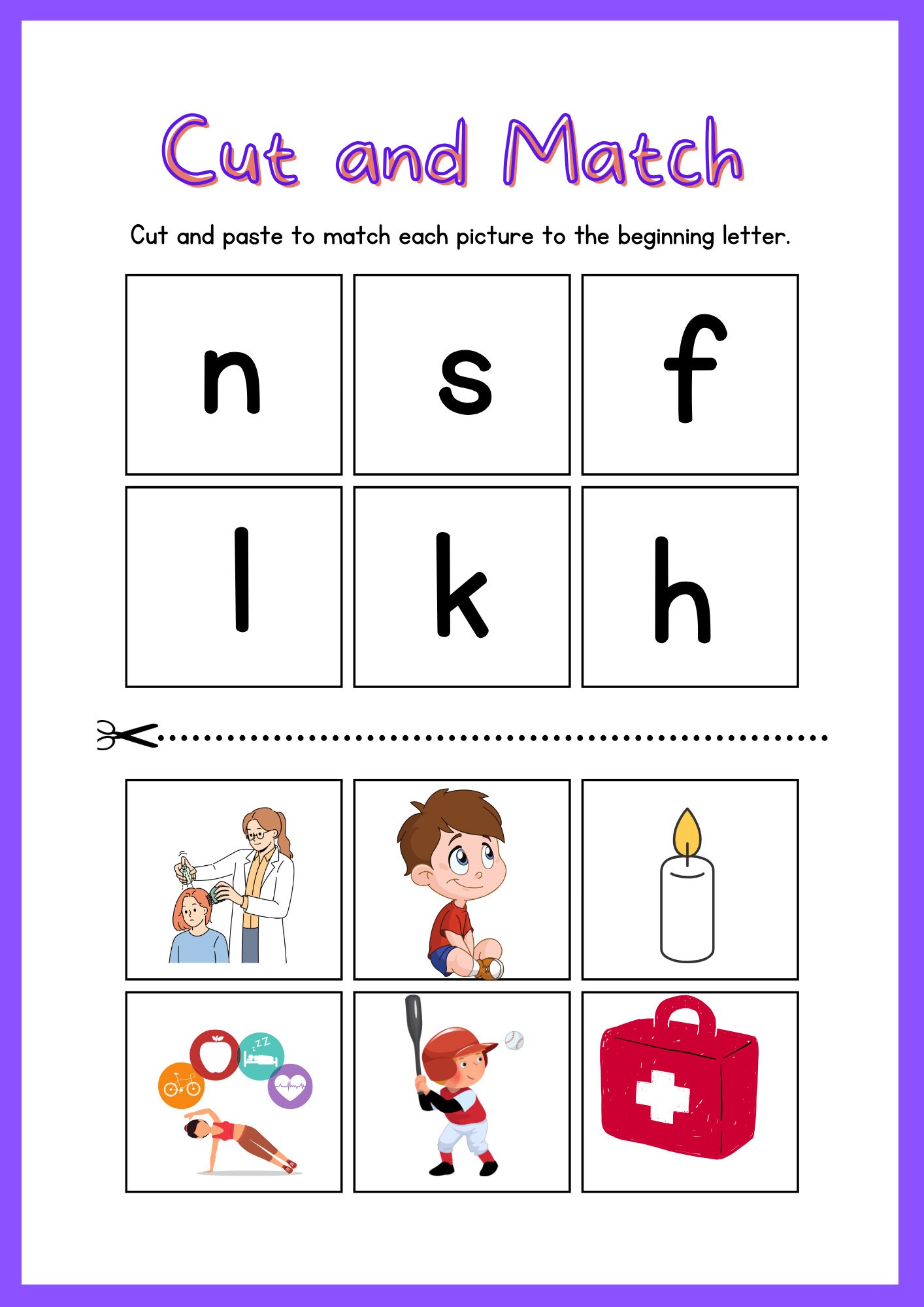 Preschool Alphabet Letter Sounds, Beginning Sound, Phonics Activities ...
