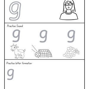 Phonics Letter Practice Phonics Worksheets for Kids Letter Formation ...