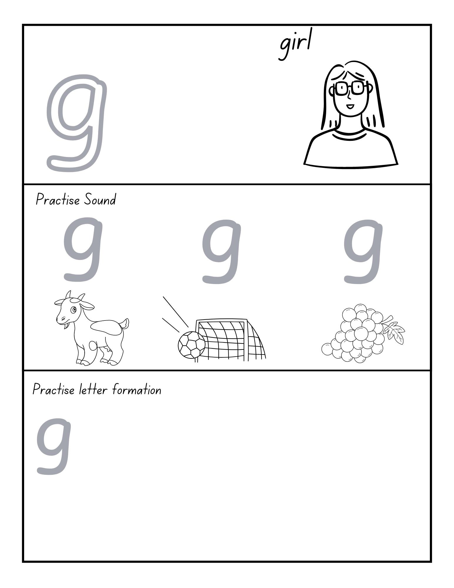 Phonics Letter Practice Phonics Worksheets for Kids Letter Formation ...