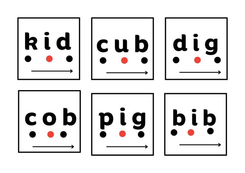 Phonics Matching Game | Reading and Matching Worksheets | Kindergarten ...