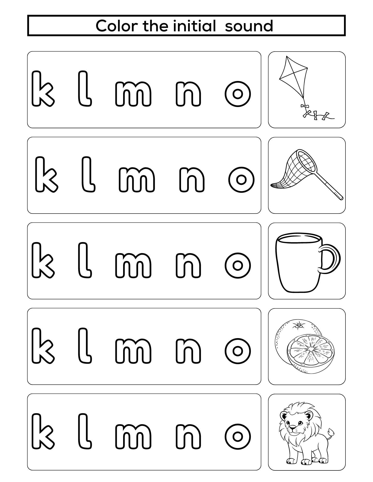 Beginning Sounds Worksheets | Phonics Worksheets for Kids |preschool ...