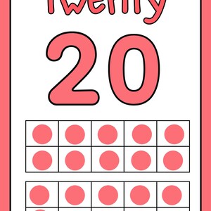 0–20 Ten Frame Number Cards | Printable Counting & Math Flashcards ...