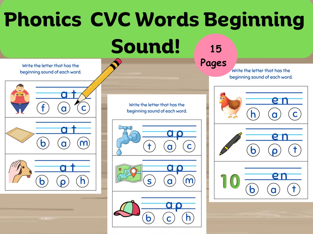 Family CVC Words, Phonics Initial Sound, CVC Word Reading, Early ...
