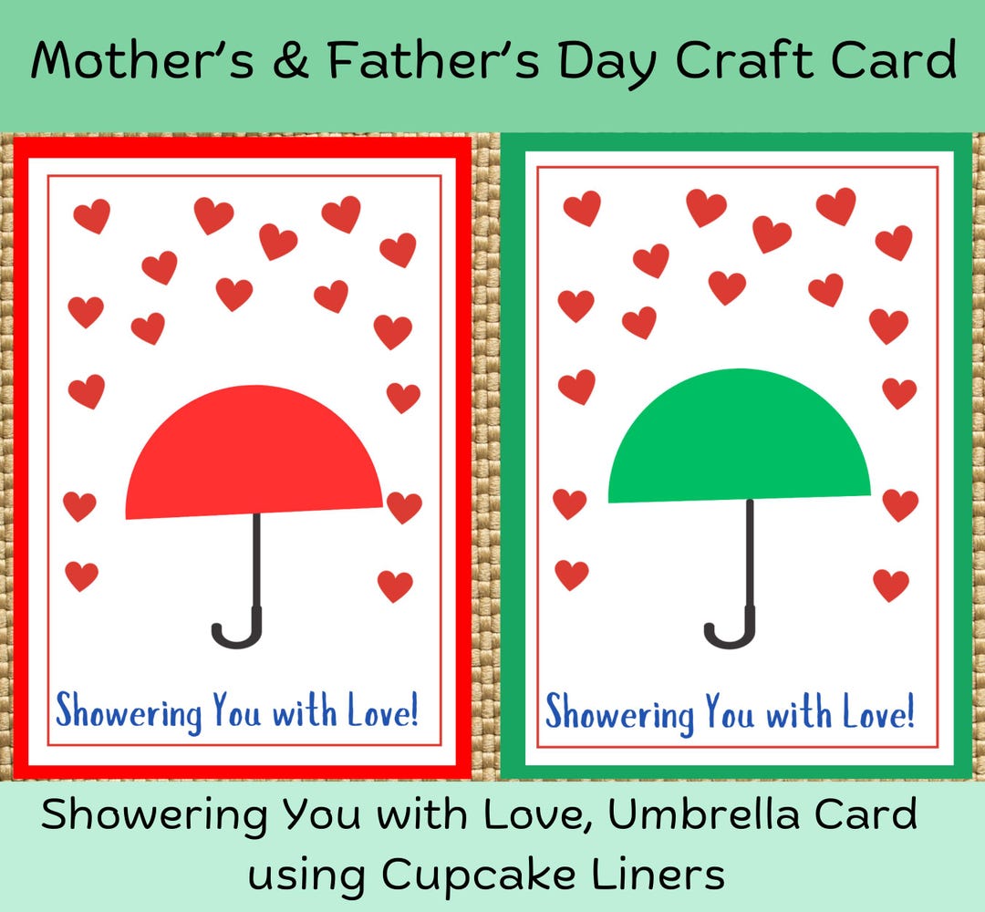 Make Mother’s Day| Father’s Day Card | Art Printable Activity| Create ...