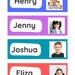Printable Student Name & Photo Labels: Editable Classroom Organization ...