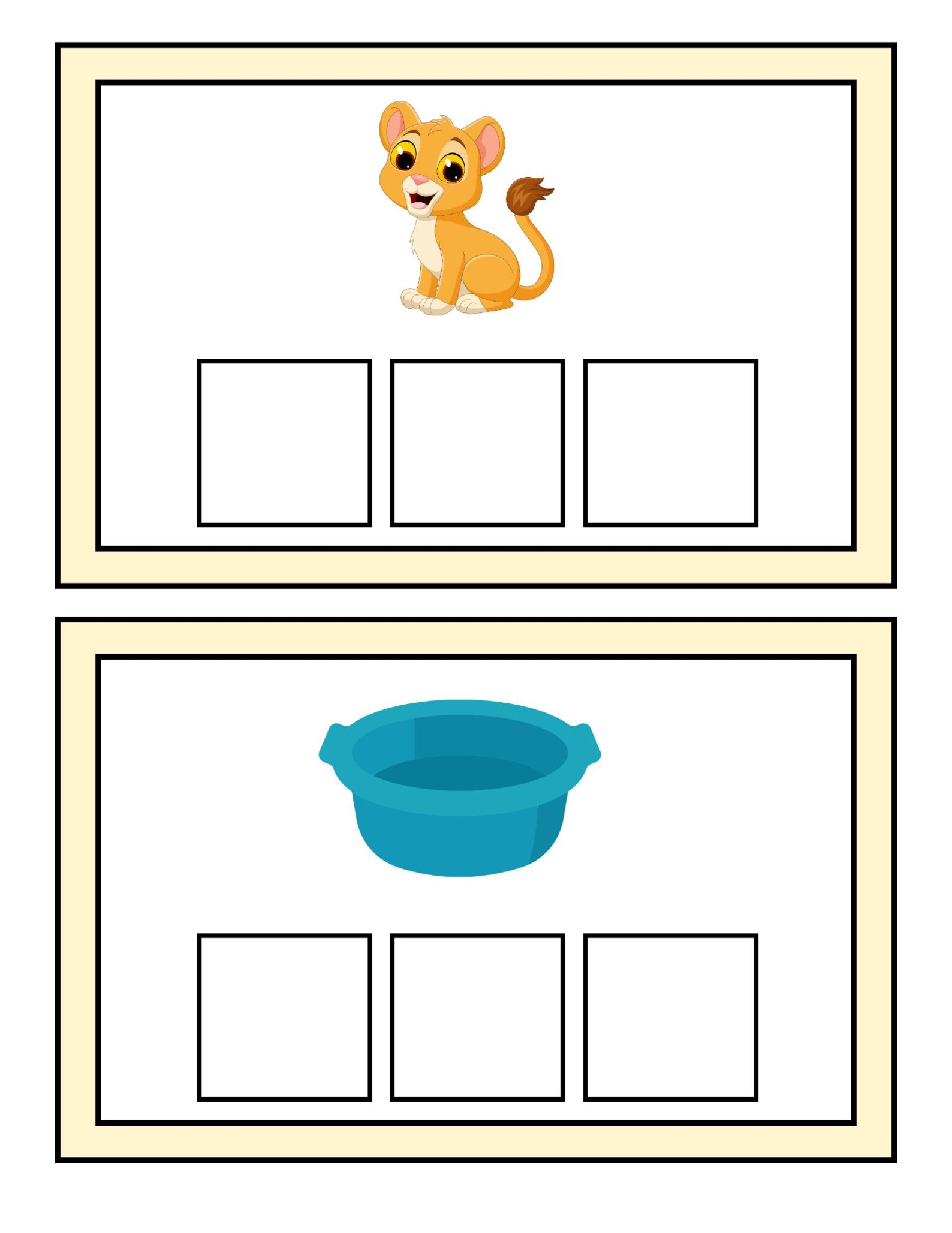 Phonics CVC Word Flashcards Three Letter Words Cards, Learning to Read ...