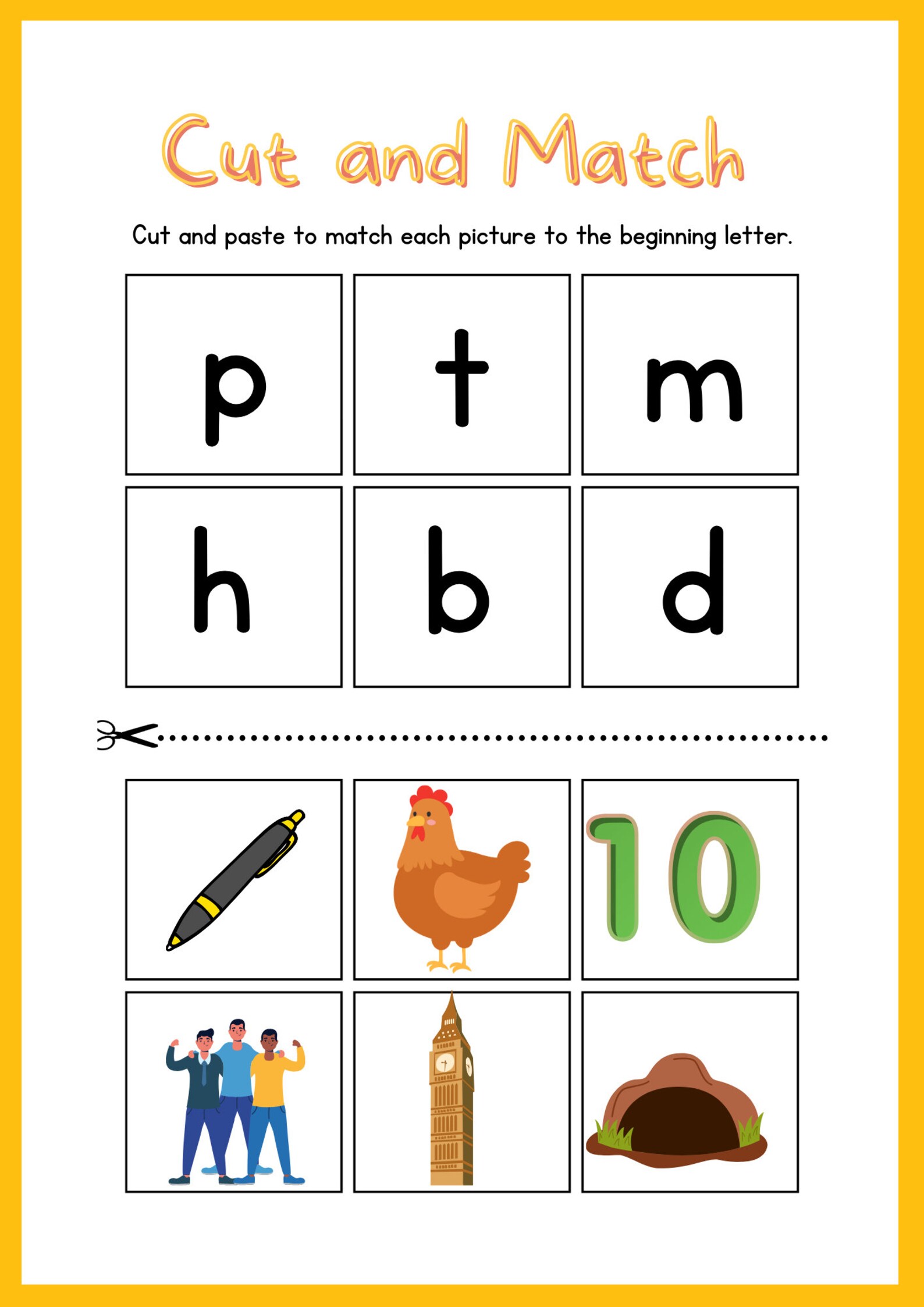 Preschool Alphabet Letter Sounds, Beginning Sound, Phonics Activities ...