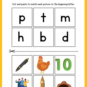 Preschool Alphabet Letter Sounds, Beginning Sound, Phonics Activities ...