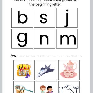 Phonics Activity, Initial Sound Worksheets, Letter Recognition ...