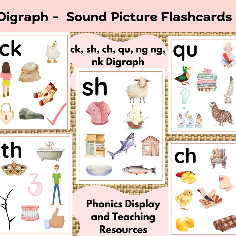 Phonics Diagraph - Etsy UK