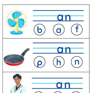 Family CVC Words, Phonics Initial Sound, CVC Word Reading, Early ...