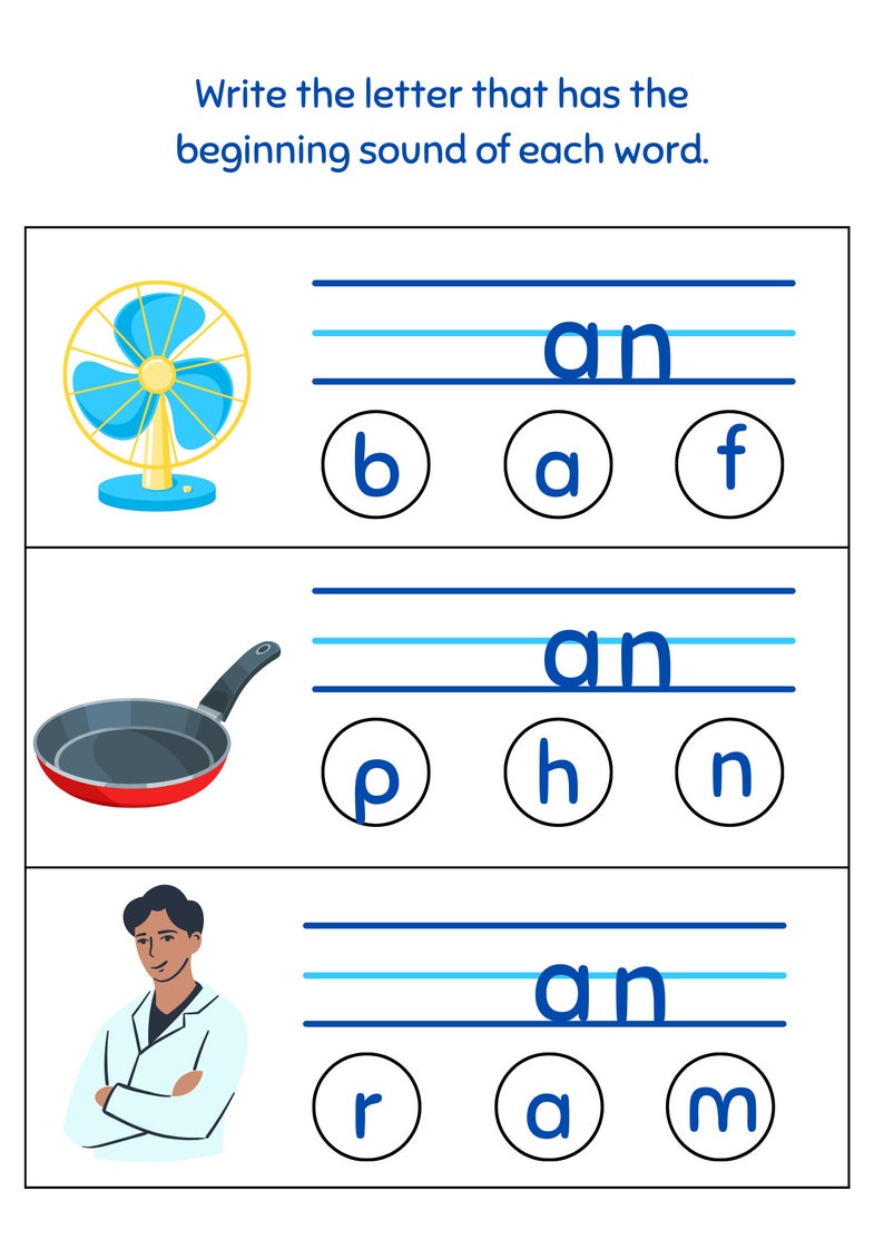 Family CVC Words, Phonics Initial Sound, CVC Word Reading, Early ...