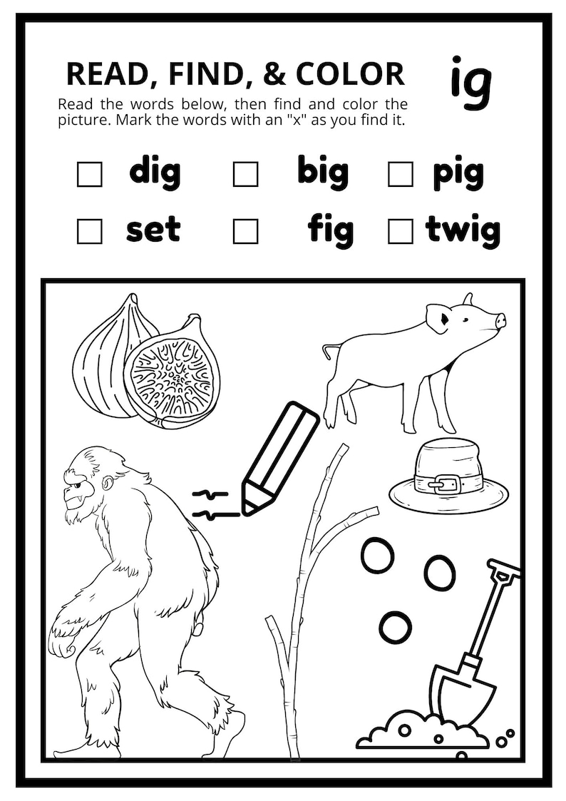 Phonics CVC Words, Early Reading, Three Letter Words, Printable ...