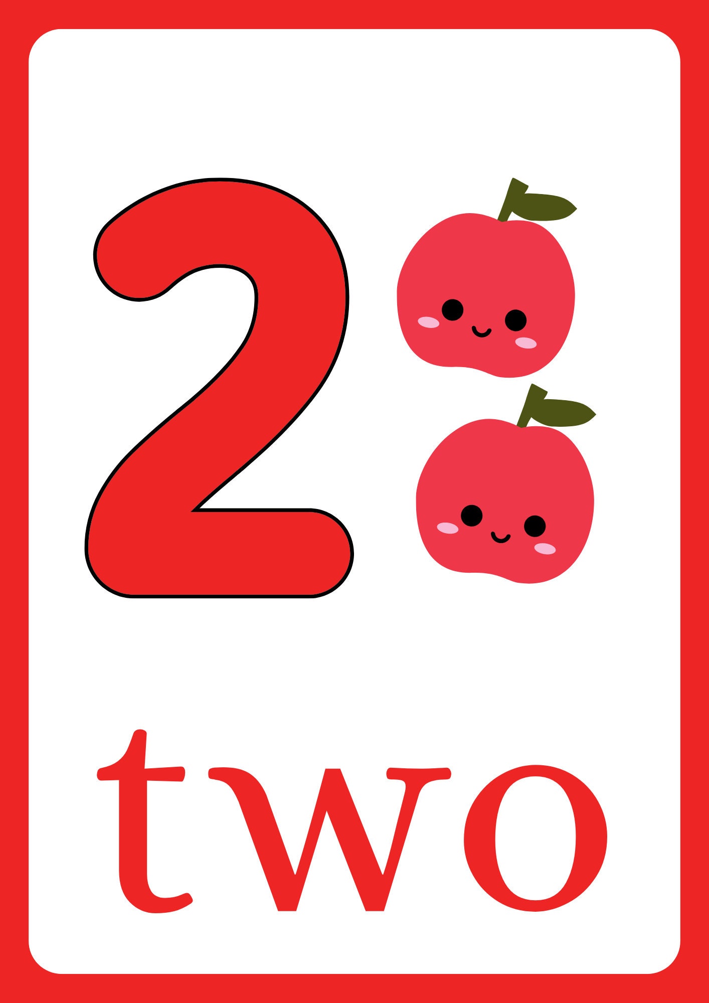 Fruit Number Flashcards 1-10: Preschool Counting Activity (instant ...