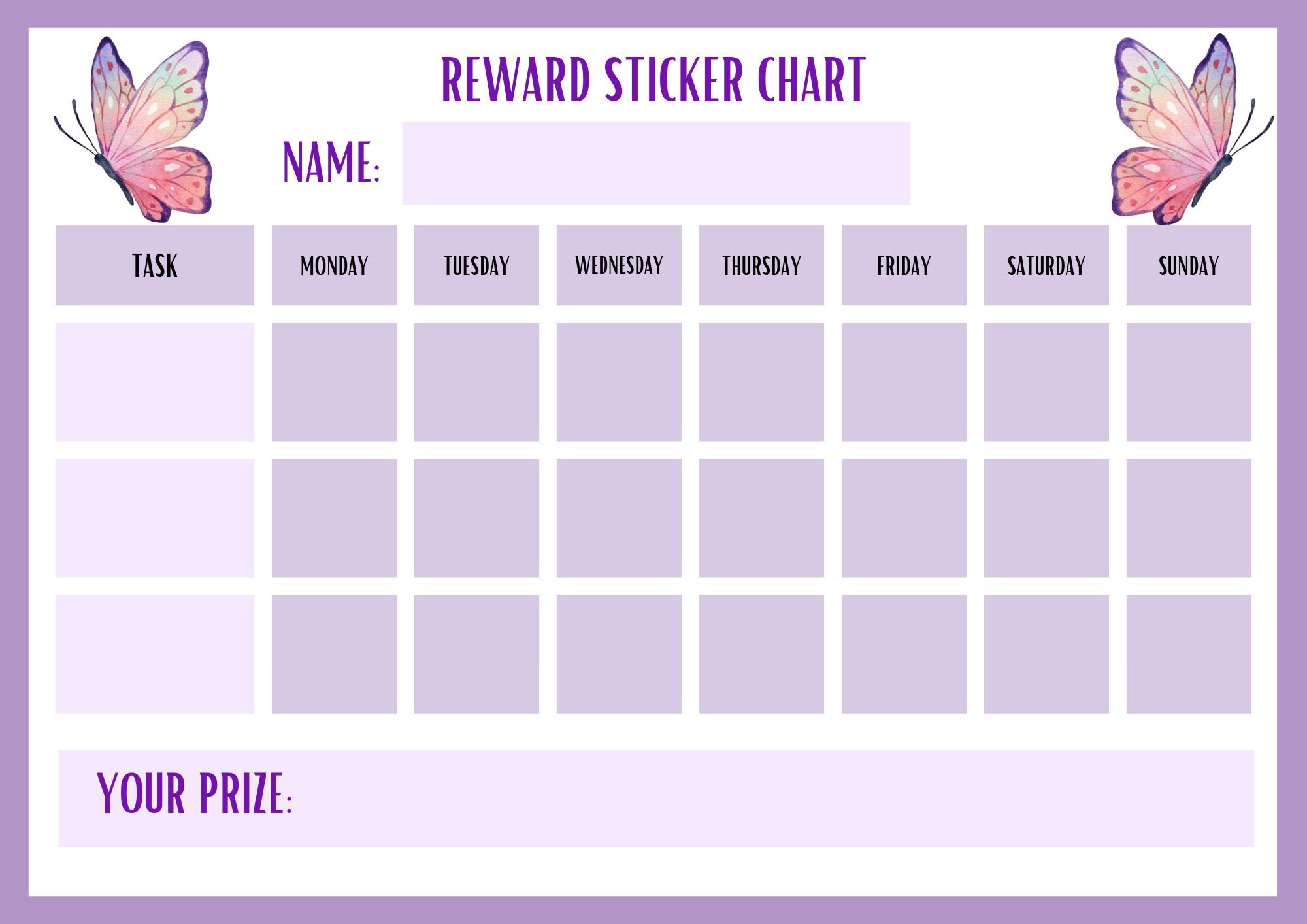 Kids Reward Chart, Classroom Reward Chart, Interactive Reward Charts ...