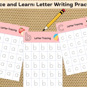 Phonics Lowercase Alphabet Tracing Sheets Kids Educational Tracing ...