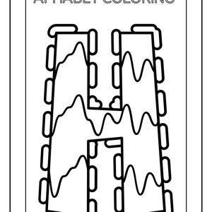Alphabet Tracing, Alphabet Coloring Pages, Letter Recognition, Pre ...