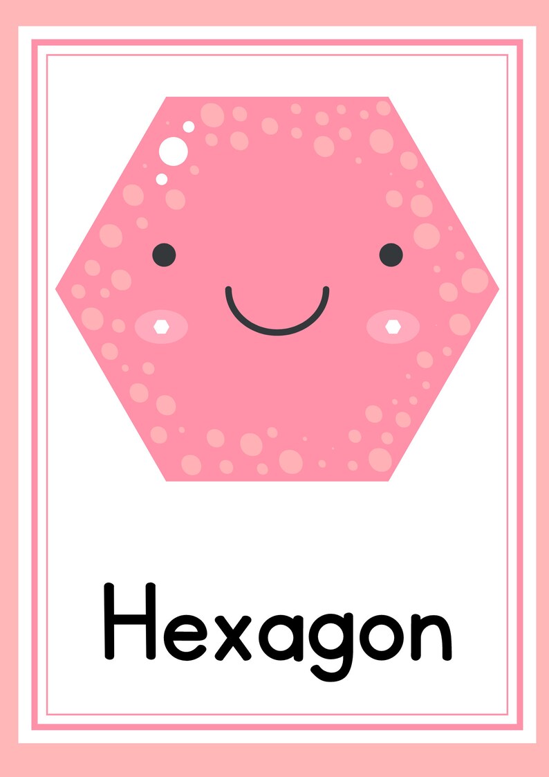 Colorful 2D Shapes Flashcards, 2D Shapes Display and Teaching ...