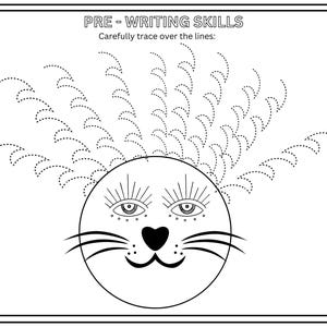Preschool Tracing, Pre-writing Skills, Educational Activity Book ...