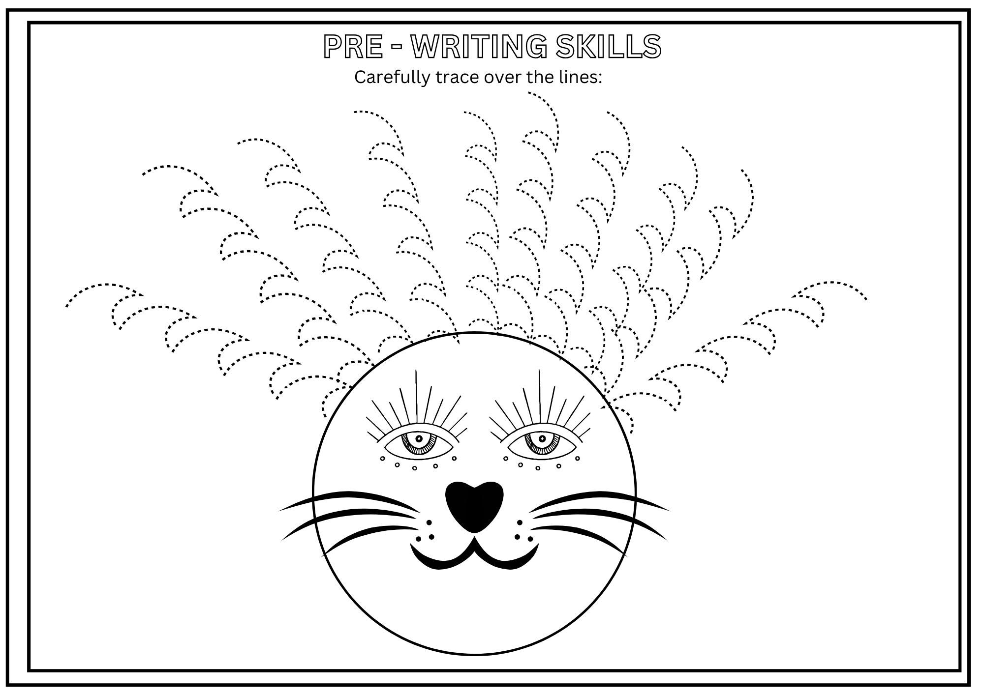 Preschool Tracing, Pre-writing Skills, Educational Activity Book ...