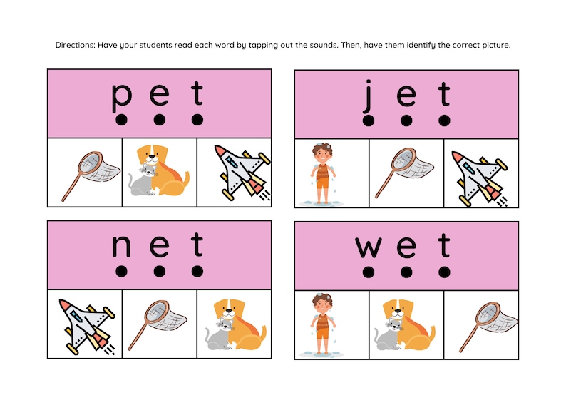 Phonics Bundle , Phonics Reading Three Letter Words, Phonics Homeschool ...