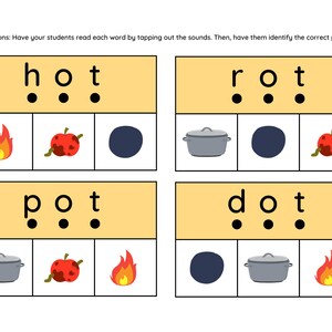 CVC Words Flash Cards Printable, CVC Words With Sound Buttons,learn to ...
