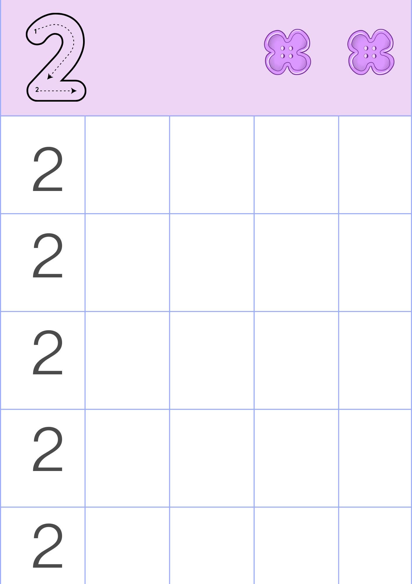 Number Writing Sheets, Number Tracing Sheets, Pre-school Number ...