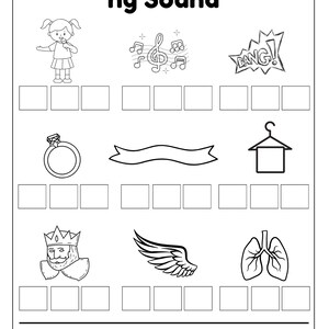 Phonics Digraph Sound Words, CVC Words Worksheets, Printableteaching ...