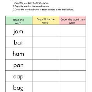 Phonics 3 Letter Word Cards, Phonics Mat, Phonics Notebook, Phonics ...