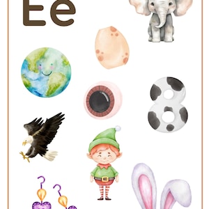 Alphabet Flashcards Montessori Cards Alphabet Chart Phonics Chart ...