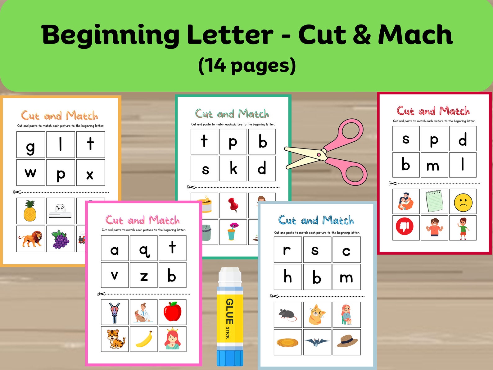 Preschool Alphabet Letter Sounds, Beginning Sound, Phonics Activities ...