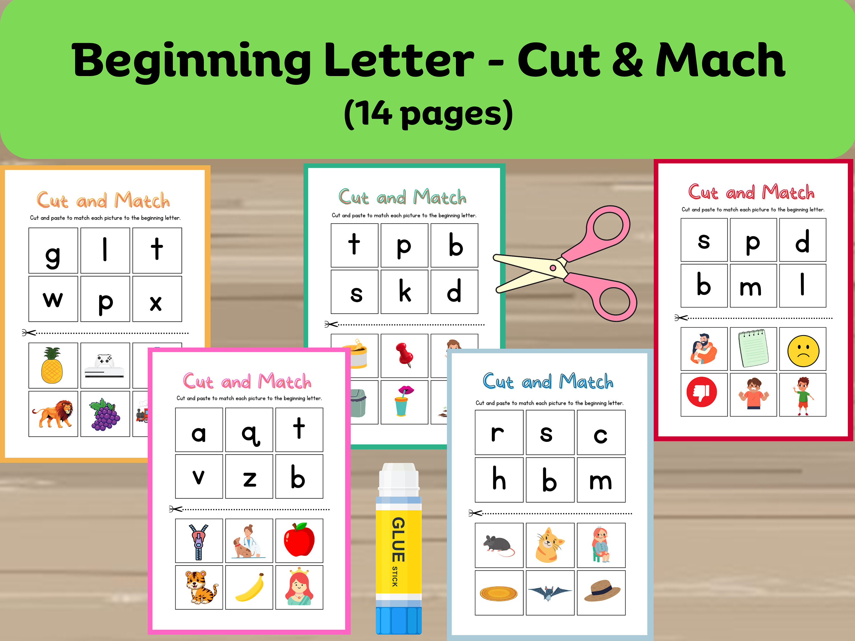 Preschool Alphabet Letter Sounds, Beginning Sound, Phonics Activities ...