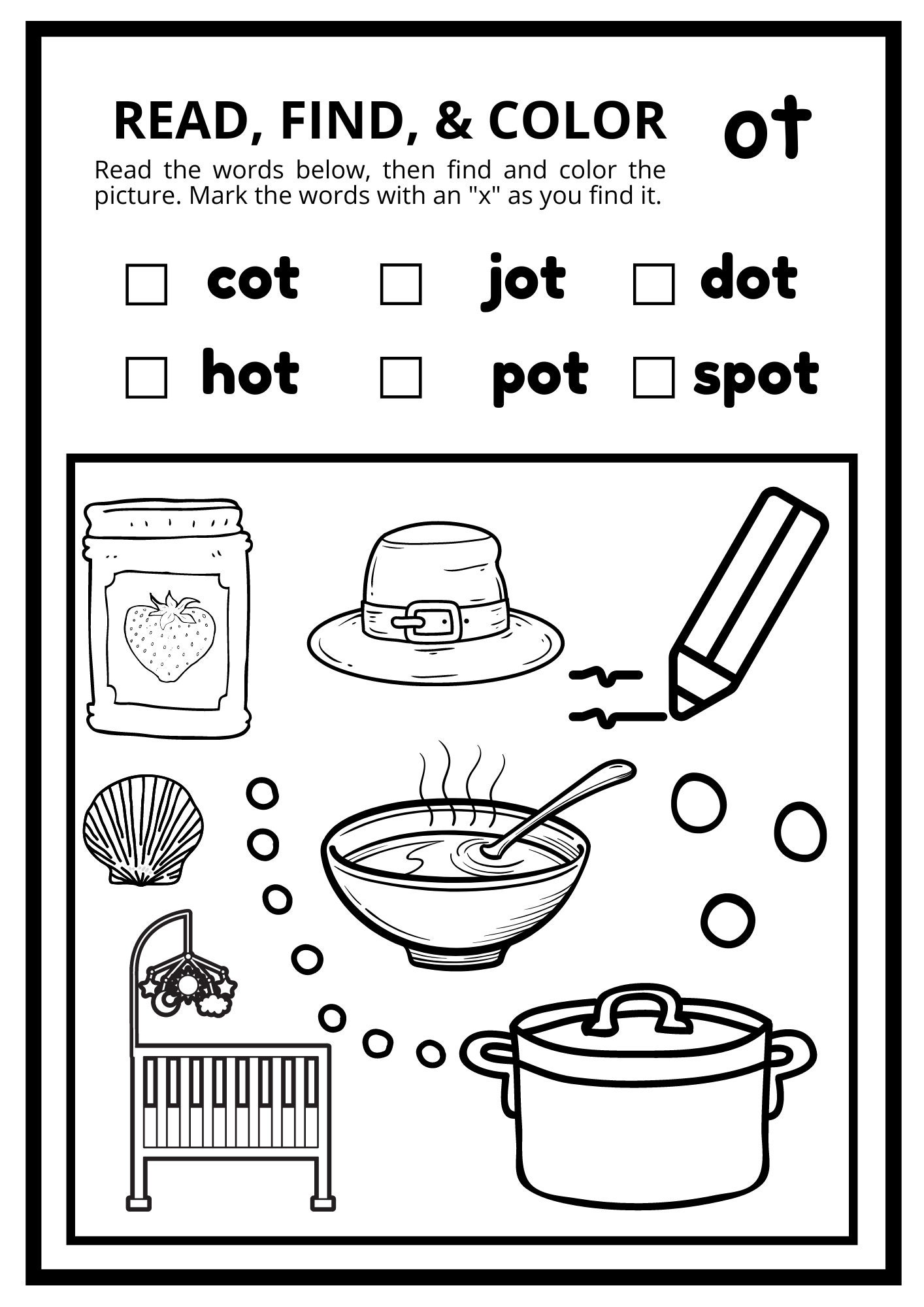 Phonics CVC Words, Early Reading, Three Letter Words, Printable ...