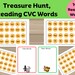 CVC Words Treasure Hunt: Phonics Reading Game (digital Download) - Etsy