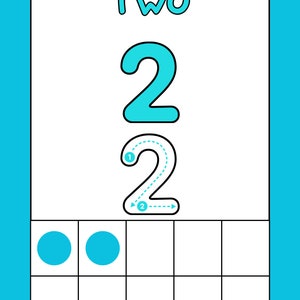 10 Number Frames Flashcards Counting Cards, Ten Frames, Printable ...