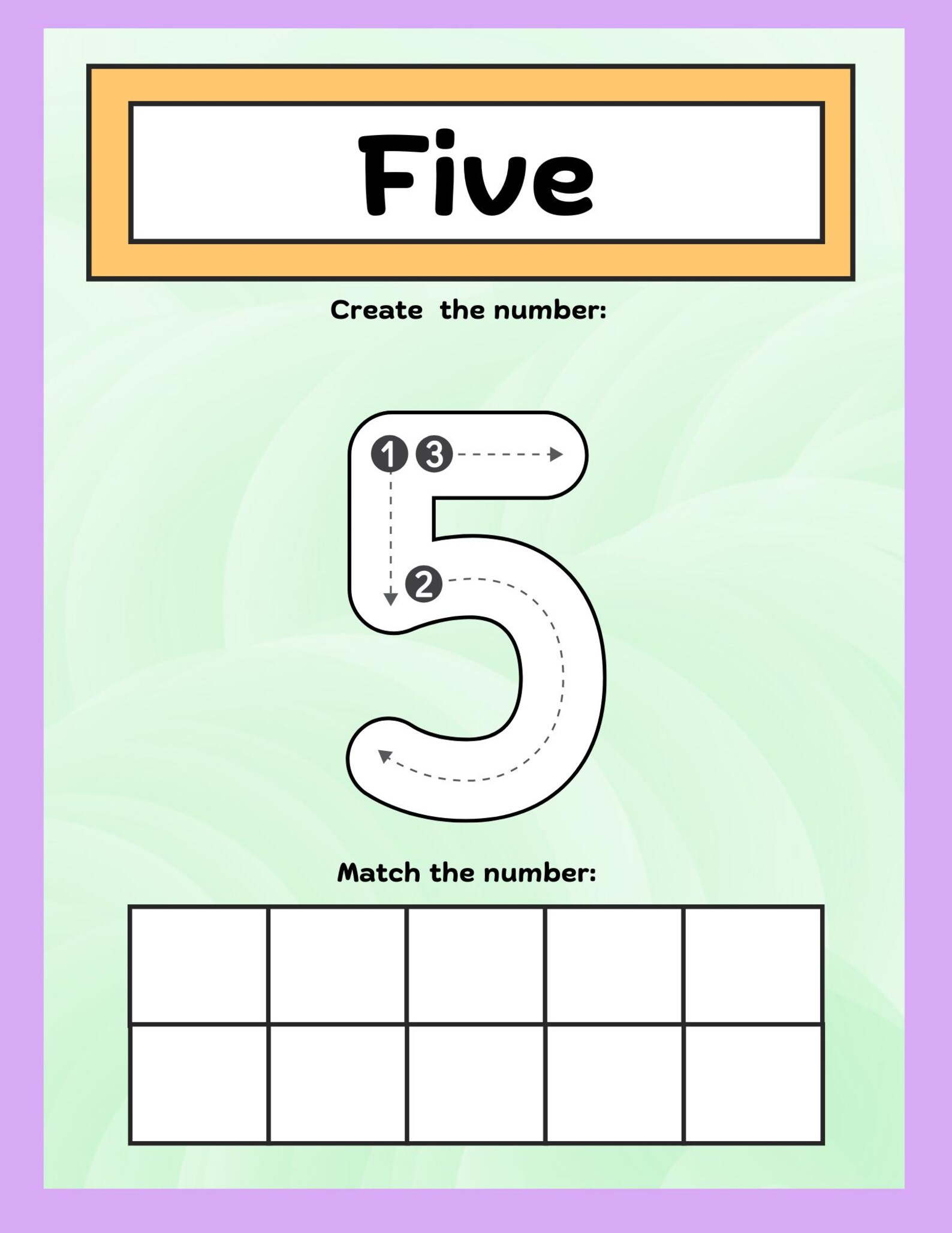 Playdough Mats, Ten Frame Number Sheets, Preschool Playdough Mats ...