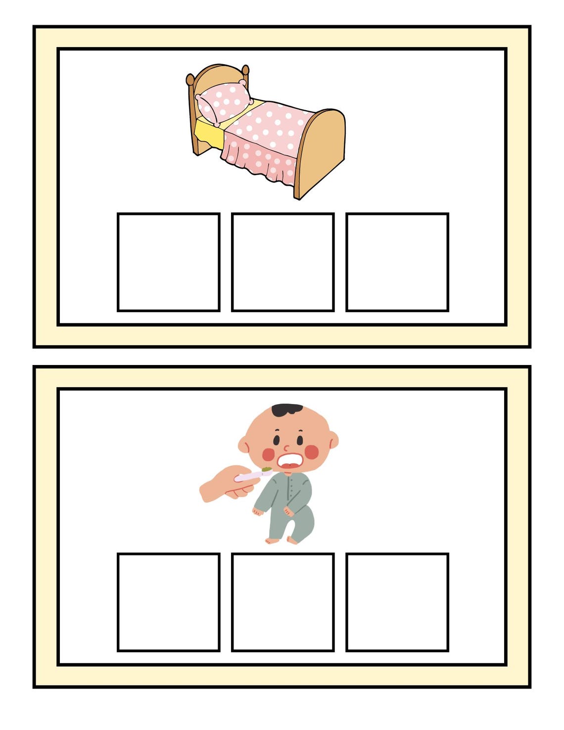 Phonics CVC Word Flashcards Three Letter Words Cards, Learning to Read ...